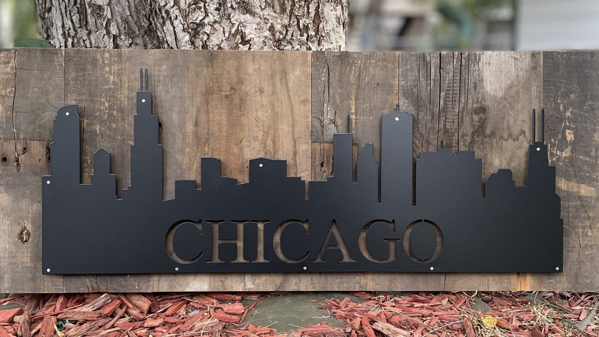 Chicago Skyline – Made with love by Laurie