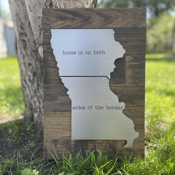 Iowa Missouri both sides of the border – Made with love by Laurie